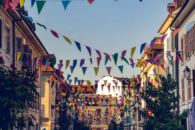 Rue Saint-Joseph et zone piétonne | Ville de Carouge